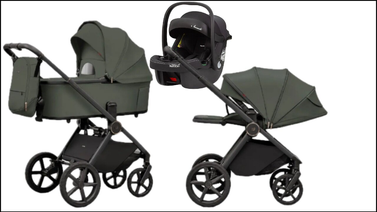 Коляска 3 в 1 Carrello Ultimo F Baltic Green складная люлька автолюлька прогулочная