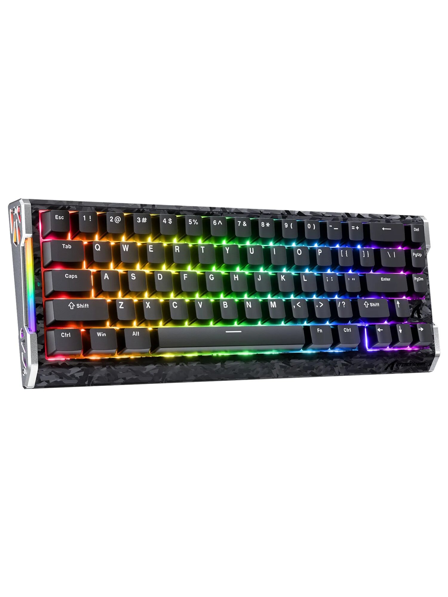 ATTACK SHARK Игровая клавиатура проводная R68HE, (Attack Shark Self-developed Magnetic), Английская раскладка, черный