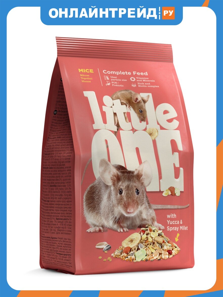 Корм Little One для мышей, 400 г