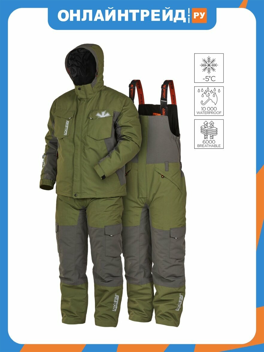 Костюм Norfin BOAT GREEN 01 демисезоннный, разм. 44-46 (S)