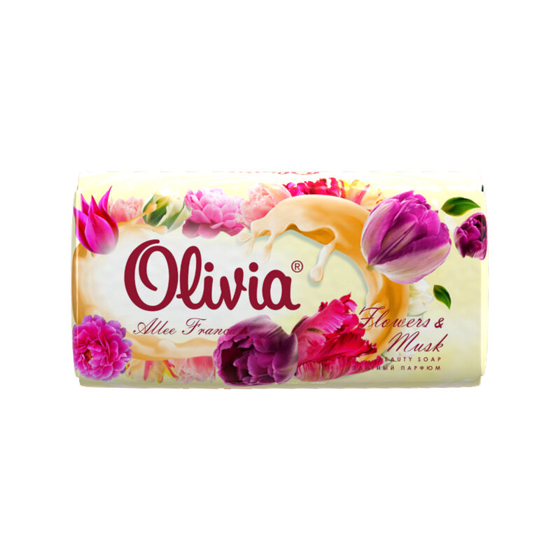 KONDOR Конкорд ALVIERO Туалетное мыло Olivia Allee Francais Мальва 90 гр