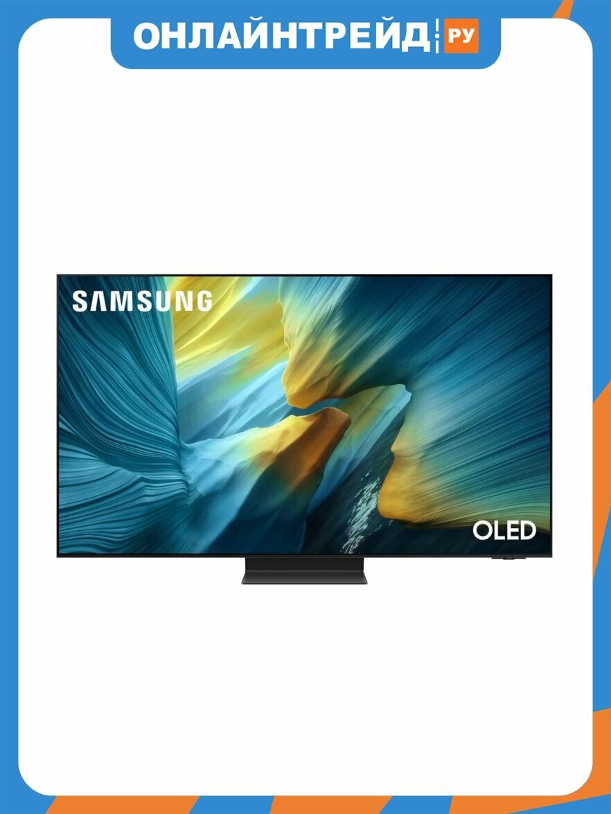 Телевизор Samsung QE65S95FAUXRU, OLED, VRR 144Hz, 4K Ultra HD, черный