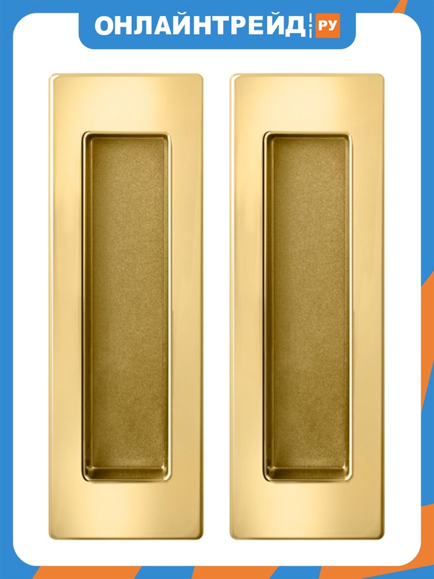 Ручка для раздвижных дверей Armadillo SH. URB153.010 (SH010 URB) GOLD-24 золото 24К