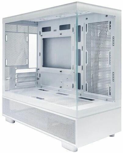 Компьютерный корпус 1STPLAYER MIKU Mi5 (Mi5-WH) белый - Mini Tower, Micro-ATX, USB 2.0 Type-A, USB 3.2 Gen 1 Type-A