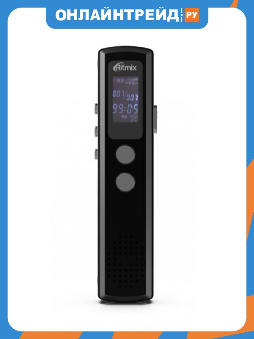 Цифровой диктофон Ritmix RR-120 8Gb, черный