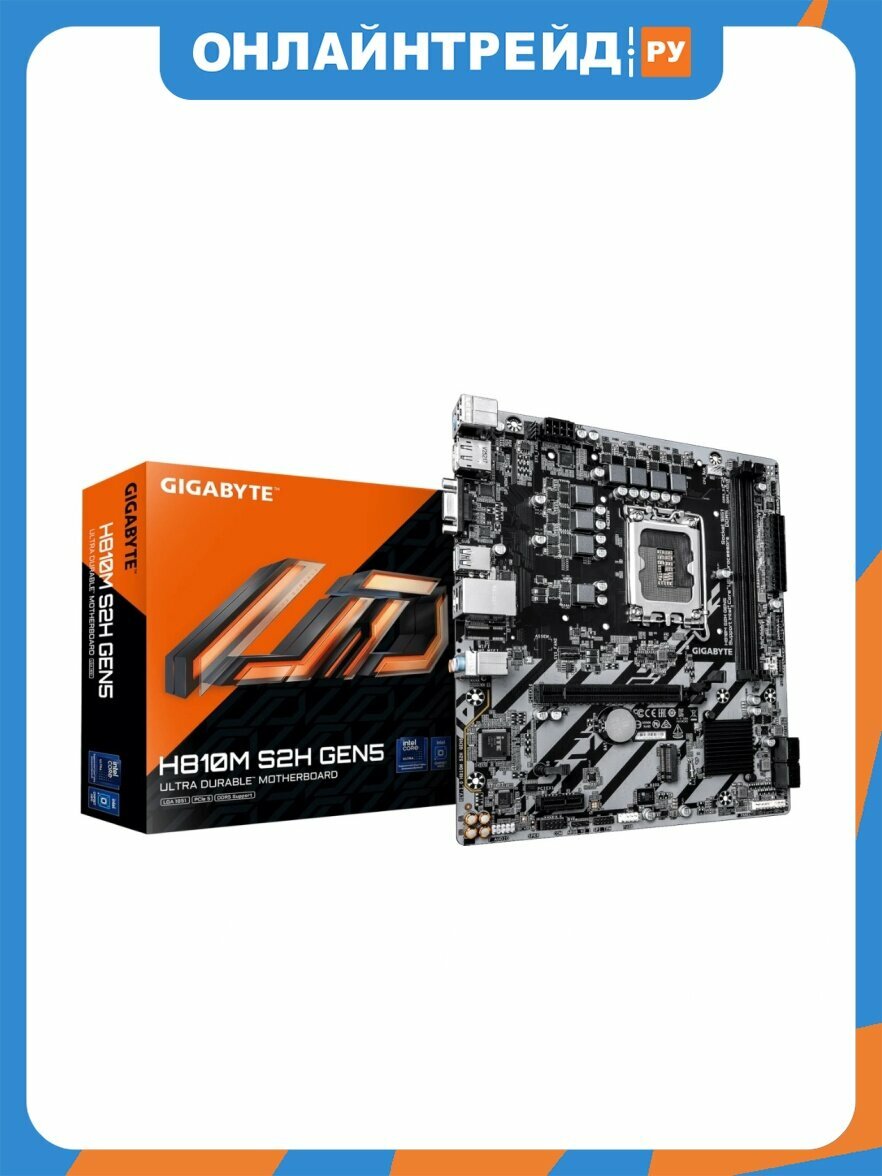 Материнская плата Gigabyte H810M S2H GEN5 (LGA1851, mATX)