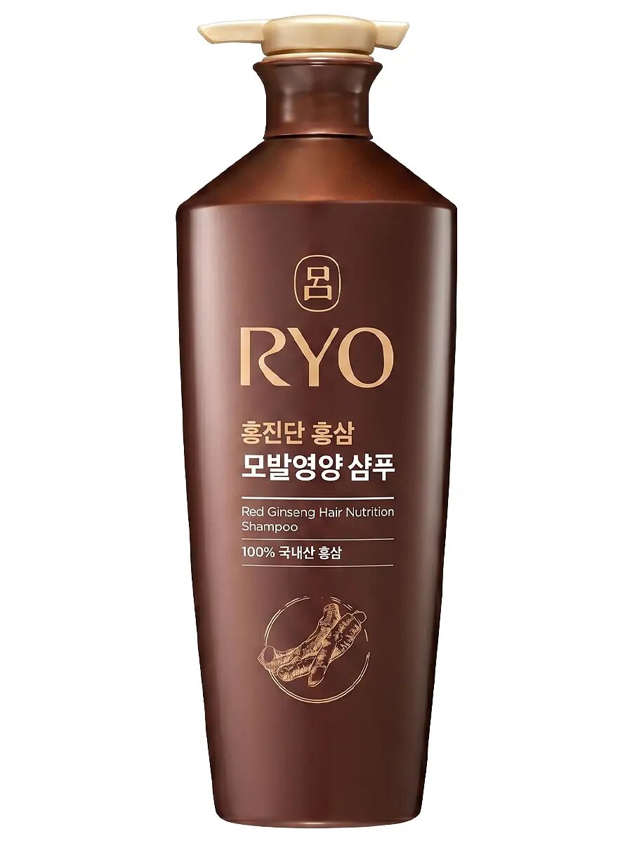 RYO Питательный шампунь с красным женьшенем Red Ginseng Nutrition Shampoo 820 мл