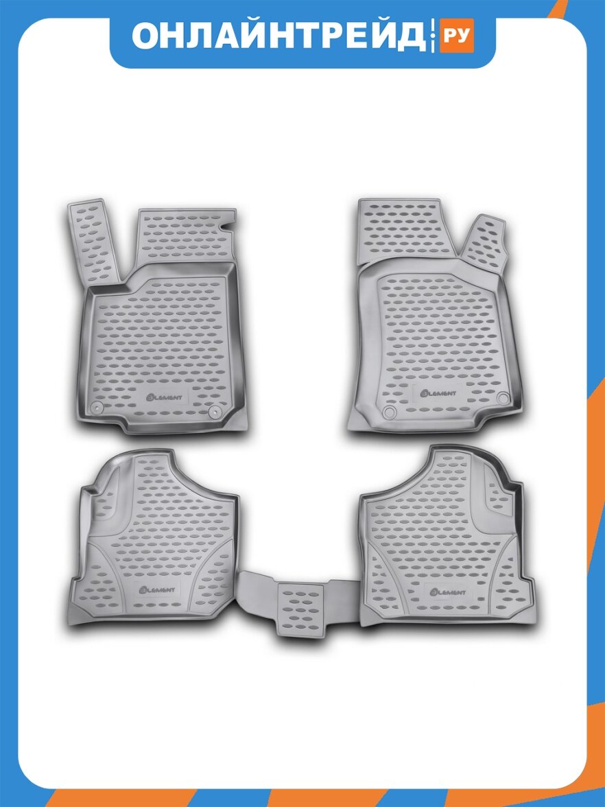 Коврики в салон Element для VOLKSWAGEN Golf IV 1998-2004, полиуретан, 4шт