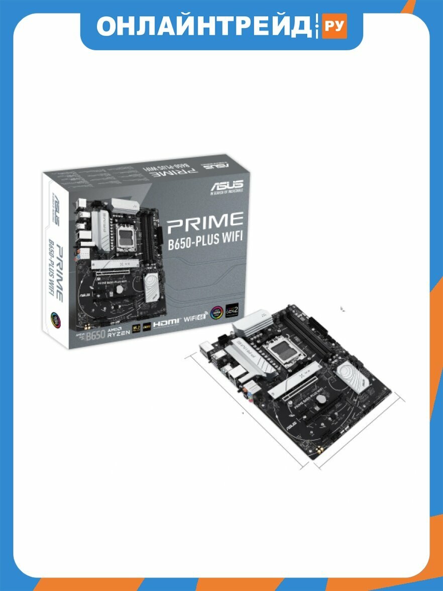 Материнская плата Asus PRIME B650-PLUS WIFI (AM5, ATX)