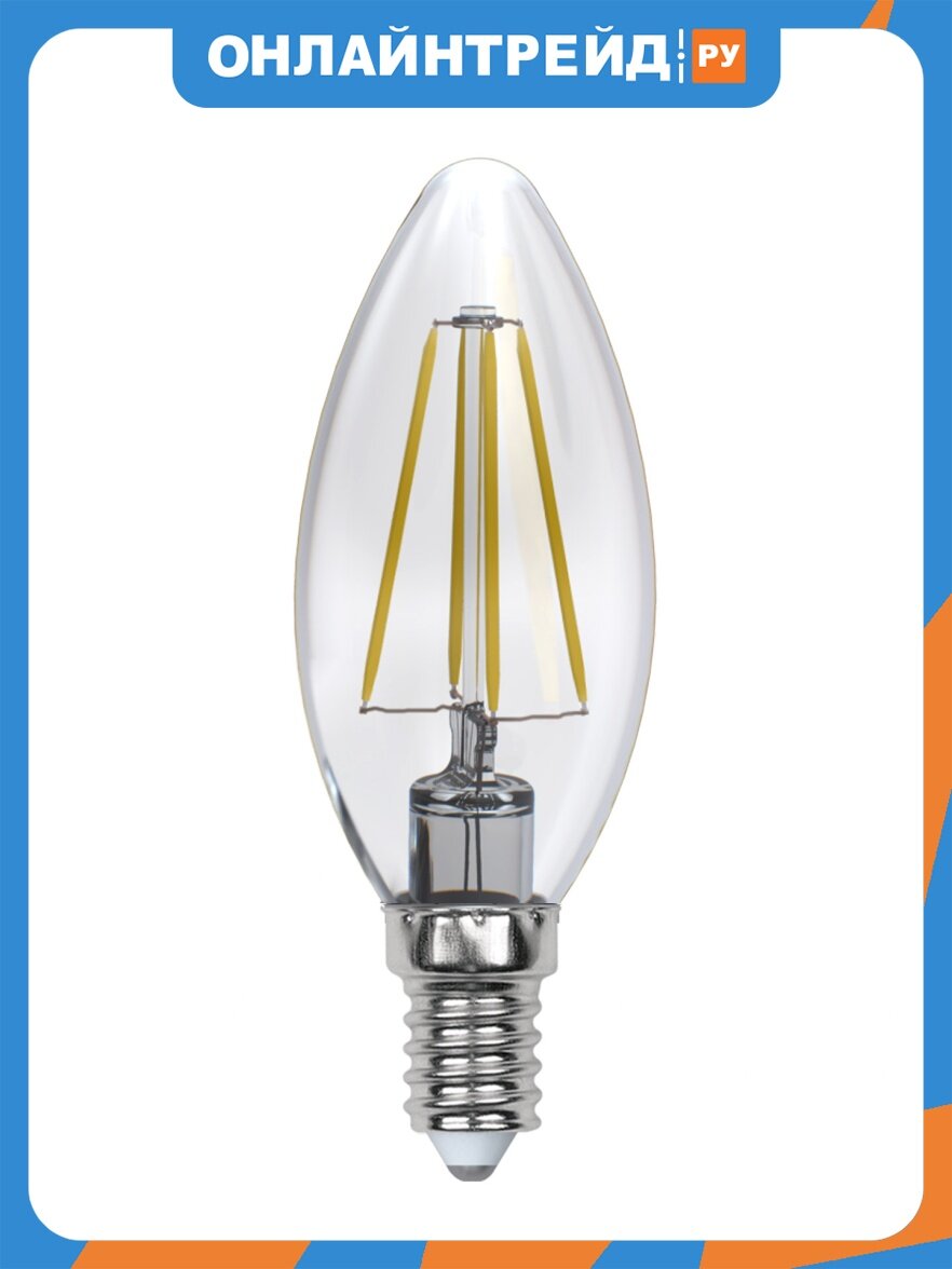 Светодиодная лампа Uniel LED-C35-5W/NW/E14/CL/DIM GLA01TR 4000K
