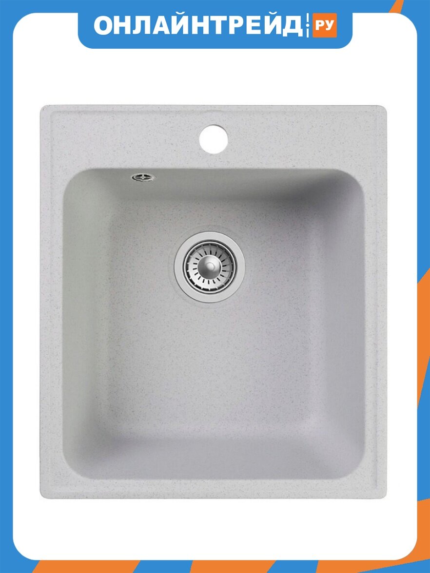 Кухонная мойка Reflection REFLEXION Quadra RF0243GR, серый