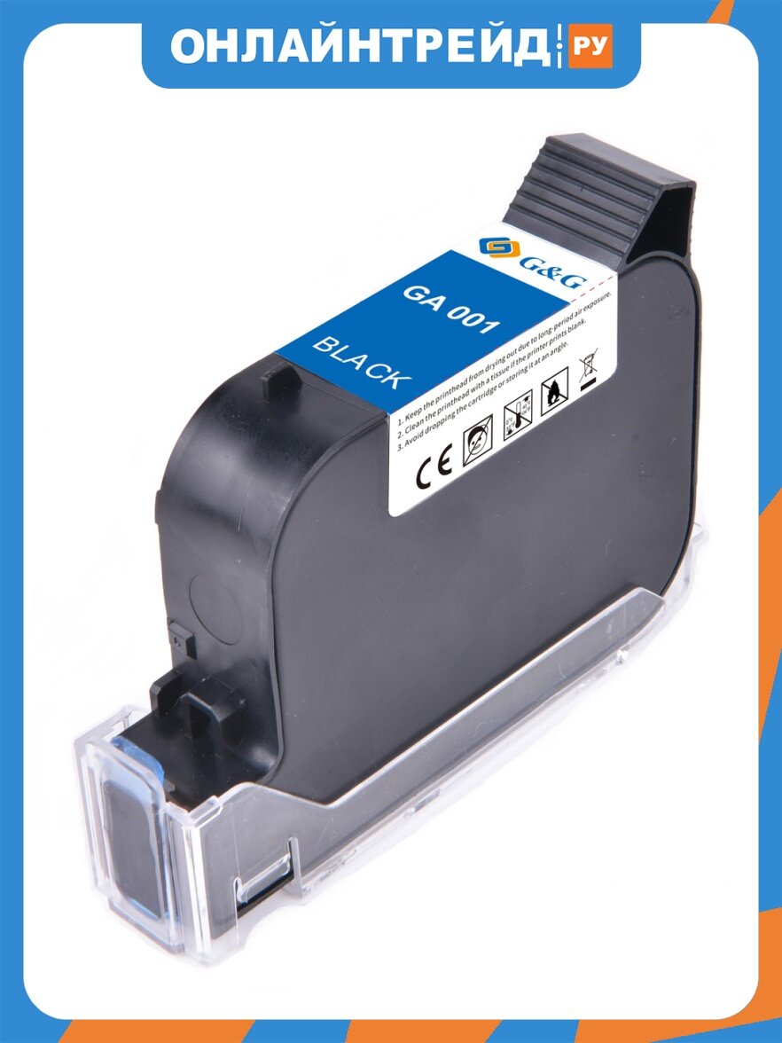 Струйный картридж G&g GA-001BK черный (42мл) для GG-HH1001
