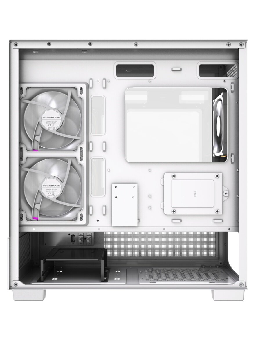 Корпус Powercase Vision Micro S3W, белый (CVMMSW-A3) — фото 1