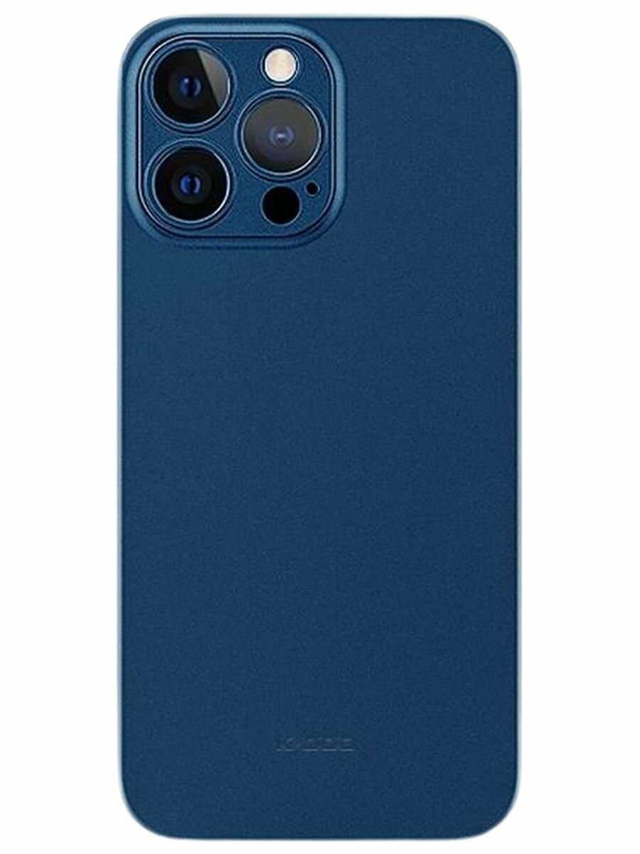 Чехол на iPhone 13 PRO MAX, Air Skin ультратонкий пластик, синий