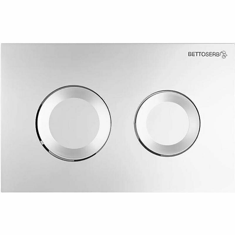Кнопка смыва для инсталляции Bettoserb Sava Fix Slim Sitnica 40006468 Хром матовый