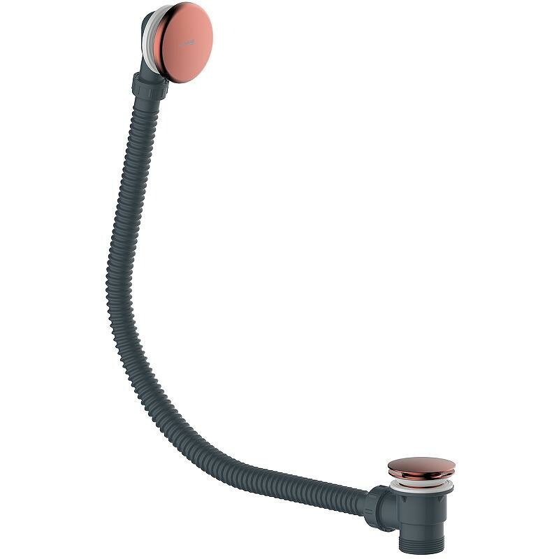 Слив-перелив для ванны WasserKRAFT A333 click-clack, розовое золото