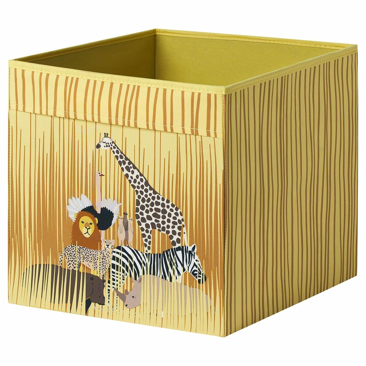 Коробка для хранения IKEA SANDLOPARE, жираф, 33x38x33 см 706.133.03