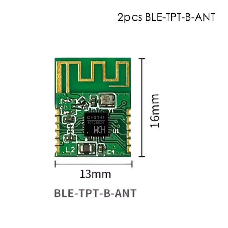 2шт Bluetooth модуль BLE-TPT-B-ANT 13x16мм