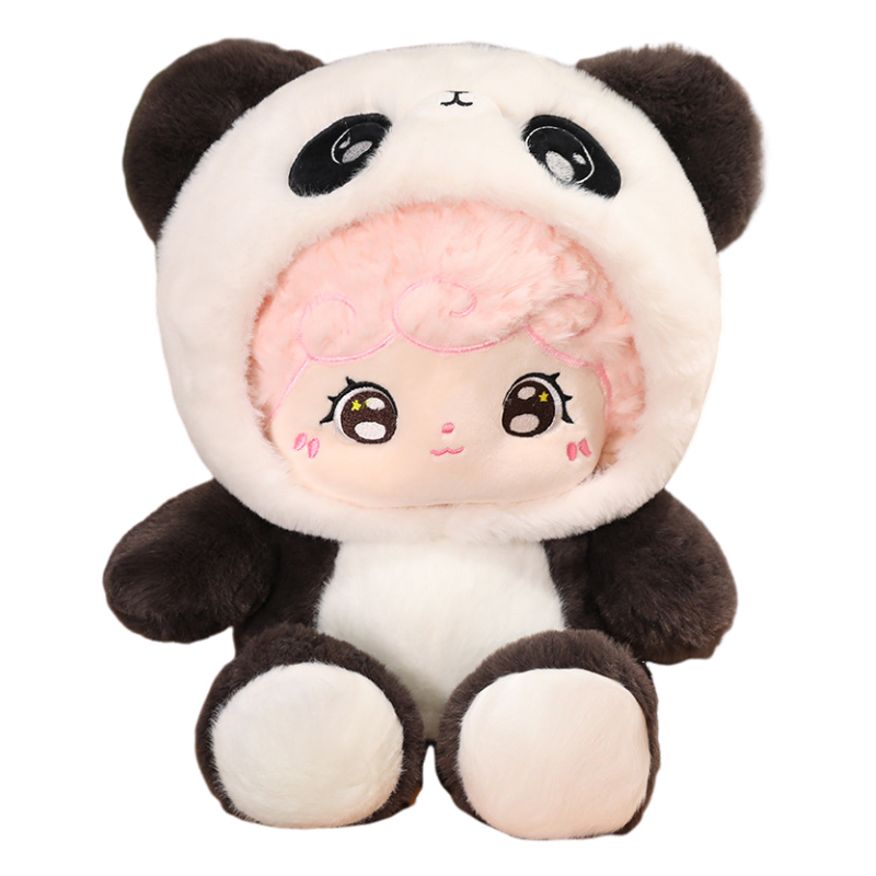 Кукла унисекс Brangdy Трансформирующаяся кукла-панда из хлопка, 34 CM EU, Panda