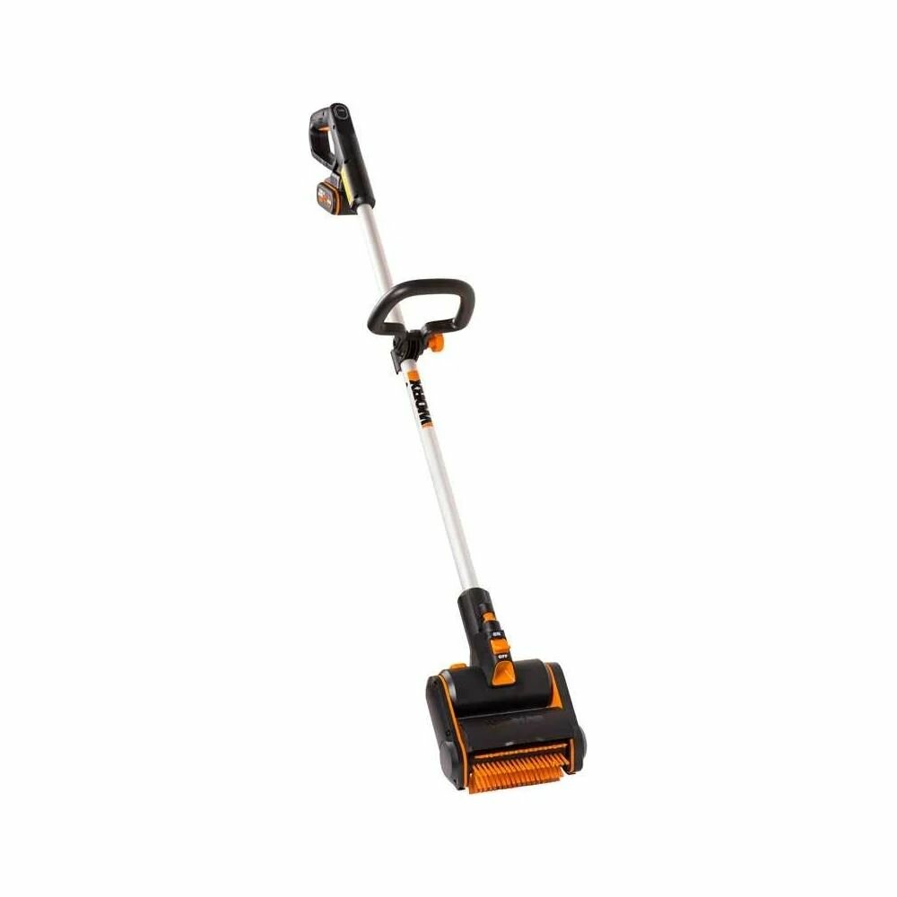 Щетка для чистки дорожек WORX 20В, 4Ач х1 ЗУ коробка WG441E