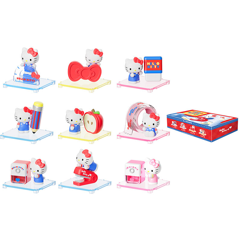 Канцелярия унисекс MOETCH Hello Kitty Mini Box Surprise, Full Box 8 шт.