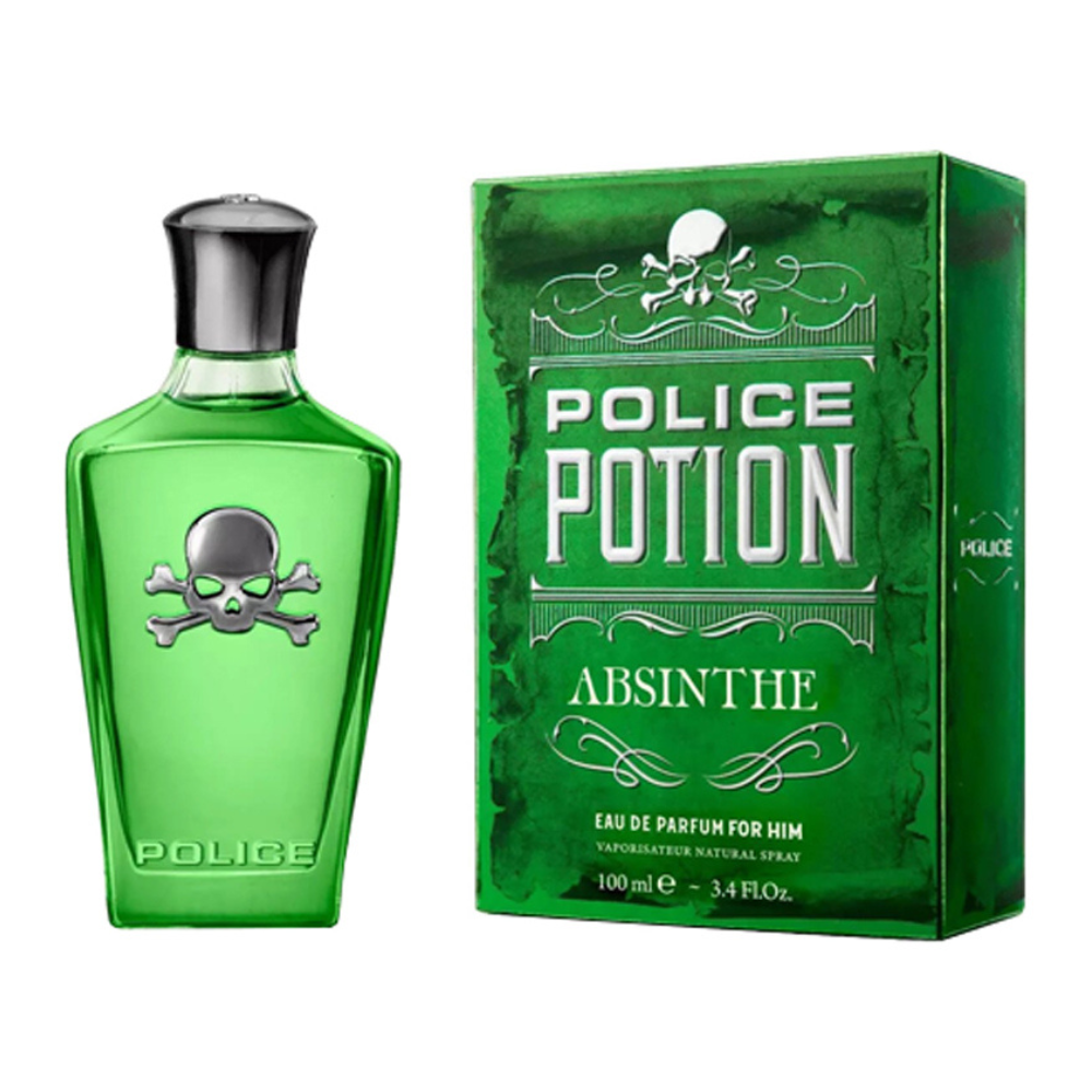 Police Potion Absinthe For Him 100 мл парфюмерная вода, мужские, фужерные, древесные