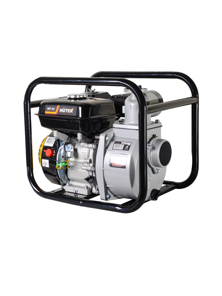 Мотопомпа бензиновая HUTER MP-80 (HUTER)