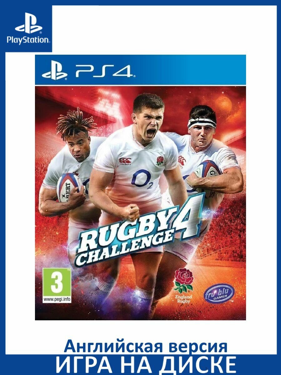 Игра Rugby Challenge 4 PS4 Диск на PlayStation 4 Английская версия