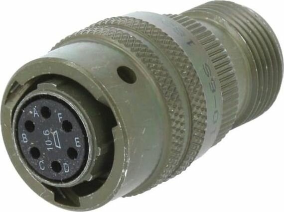 AMPHENOL PT06A-10-6S Разъем: круглый; на провод; MIL-C-26482, Series 1, PT; вилка; 7,5А, 1шт