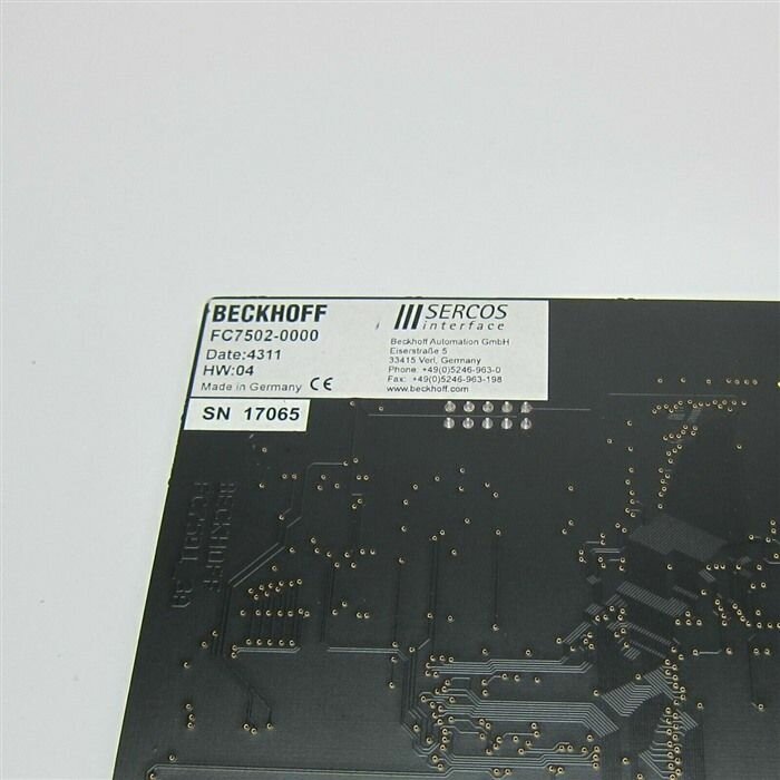 Модуль Beckhoff FC7502