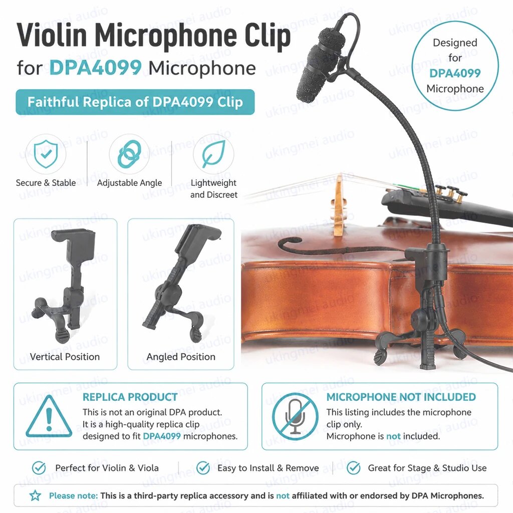 Крепление для микрофона DPA 4099 Replica Mount для скрипки