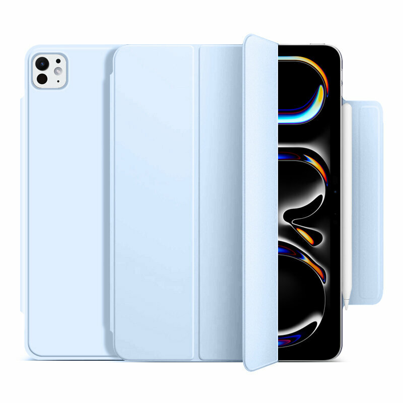 Чехол магнитный Folio для iPad Pro 13 (M4 2024, M5 2025), трансформируется в подставку