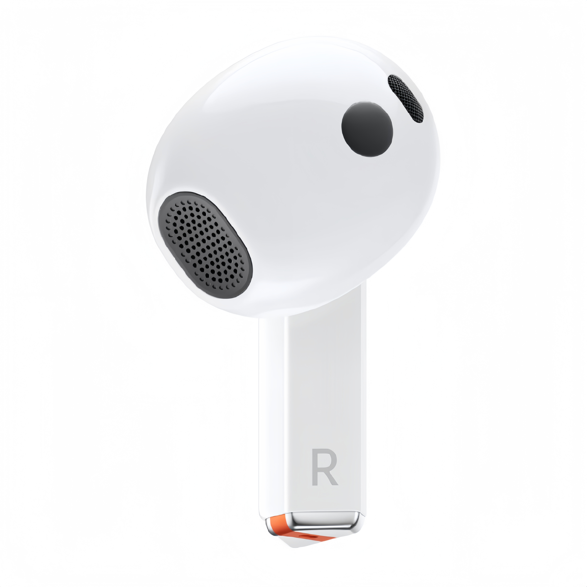 Правый наушник Samsung Buds 3(R) SM-R530 White с амбушкрой среднегo pазмера"M"