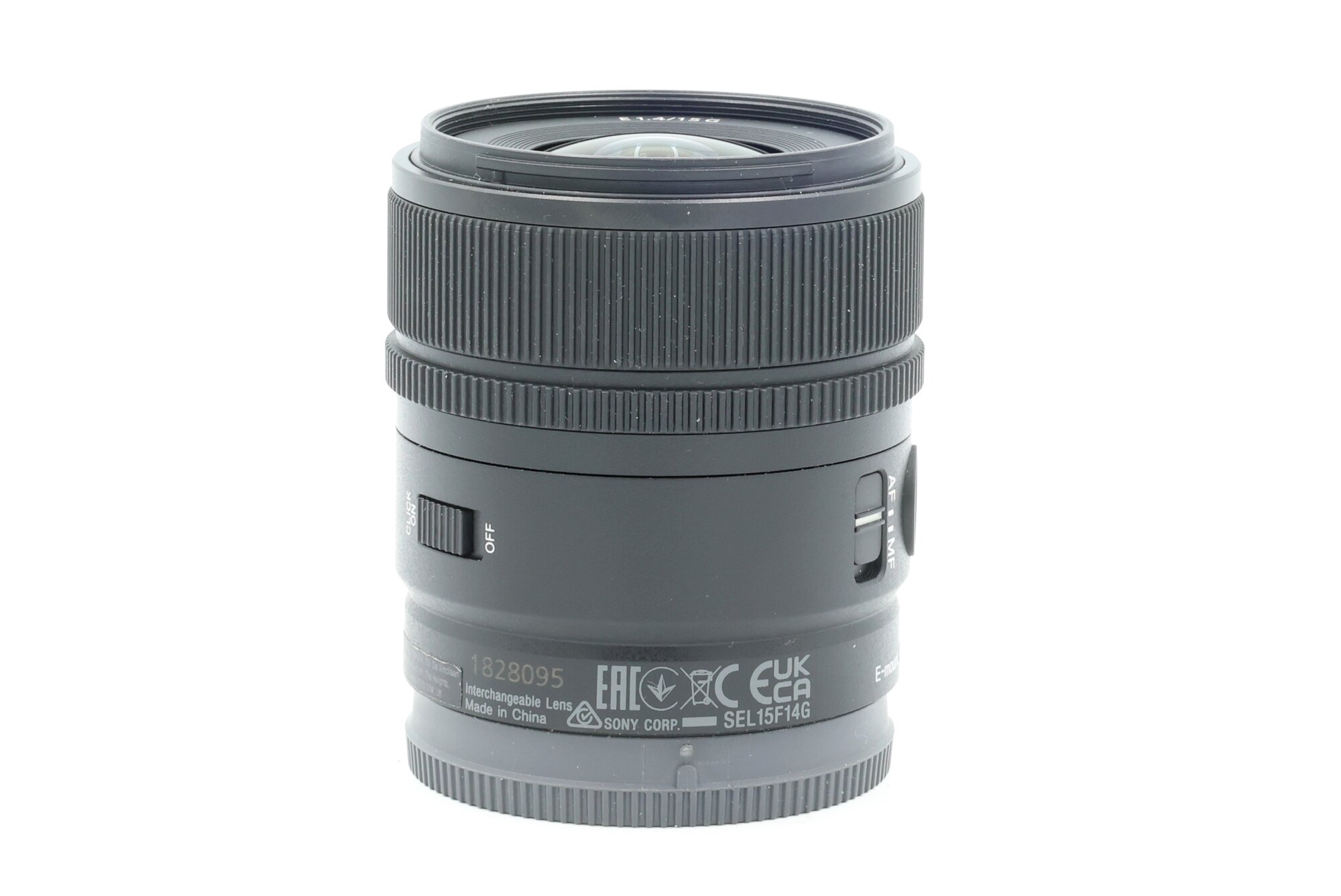 Объектив Sony E 15mm f/1.4 G