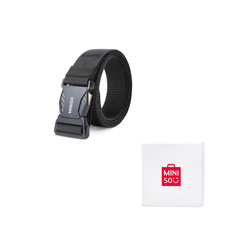 Miniso Ткань Цинковый Сплав Ремни Мужской 3,5 см 120cm