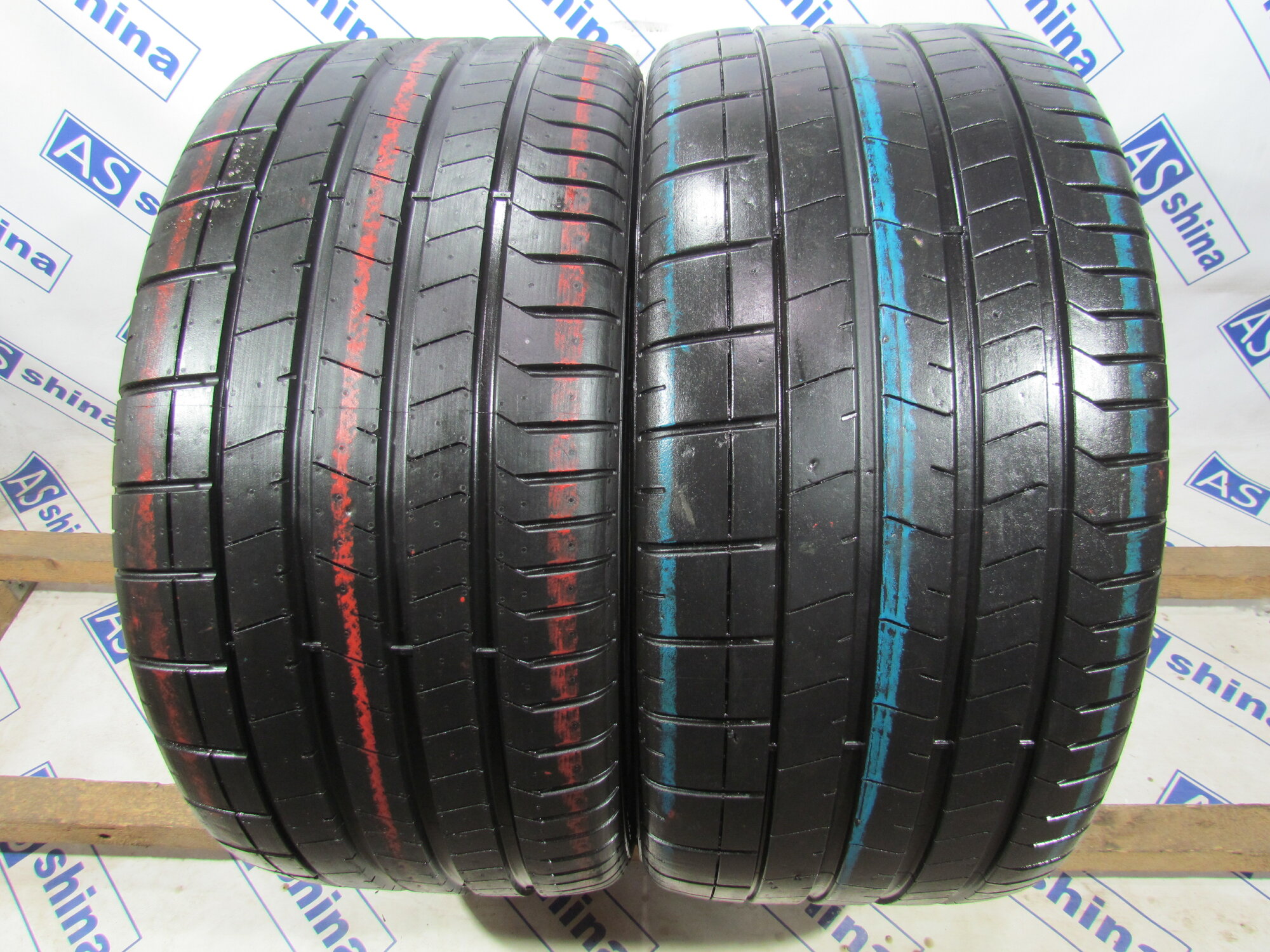 Комплект (2 шт) Pirelli P Zero PZ4 295 35 R20 летние БУ шины износ до 5% , артикул 0029271