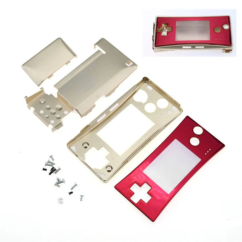 Металлический корпус Gold для GameBoy MICRO