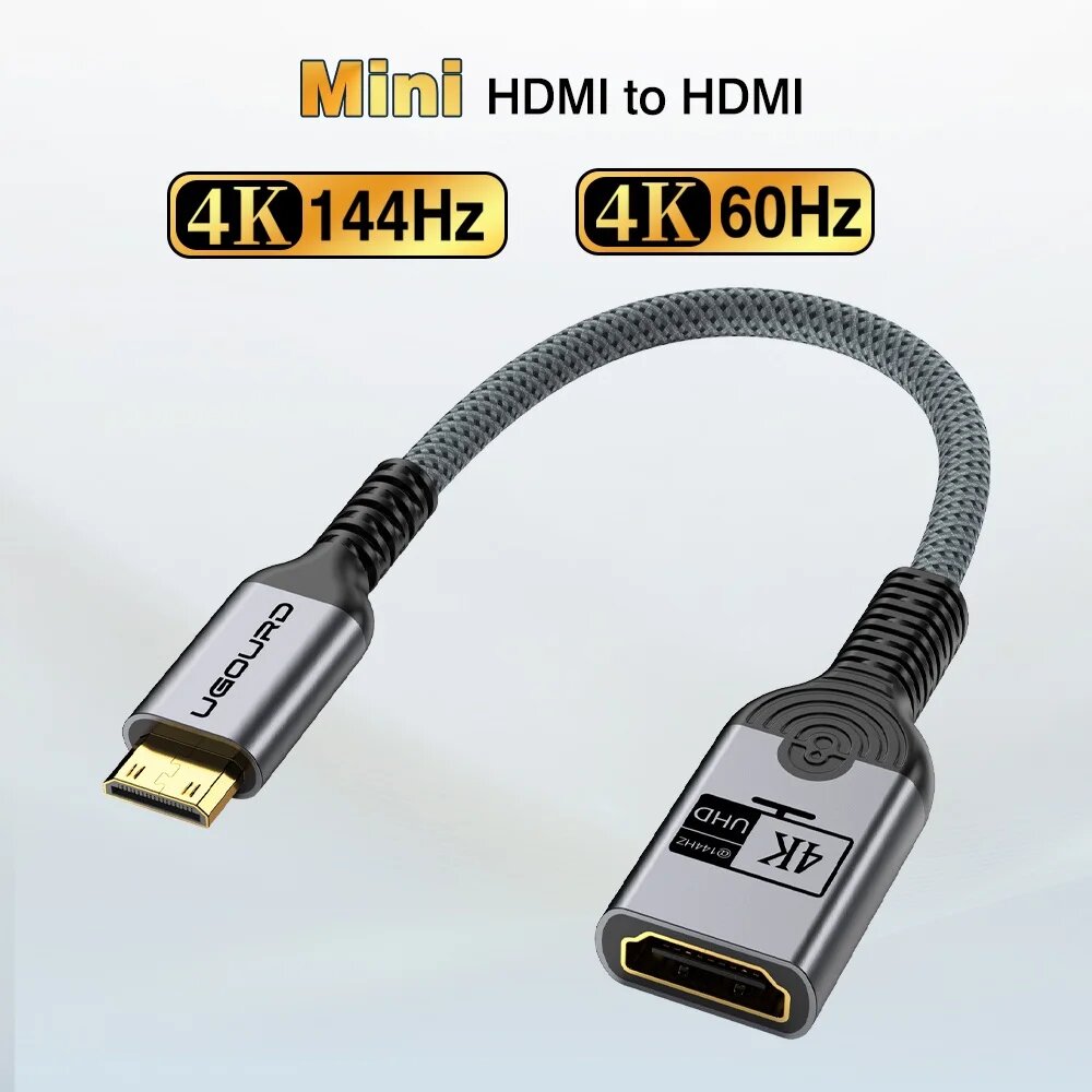 Mini HDMI to HDMI кабель 4K 144Hz