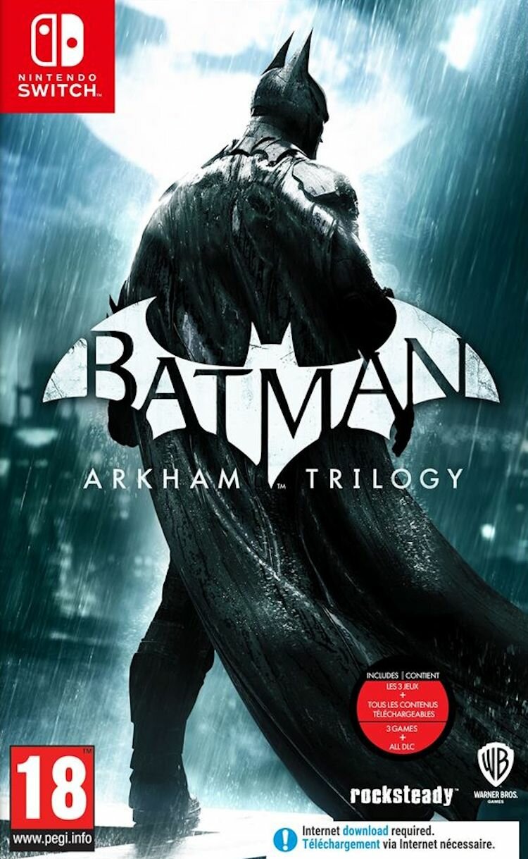 Игра Batman Arkham Trilogy Collection Switch Русская Версия Картридж на Nintendo Switch