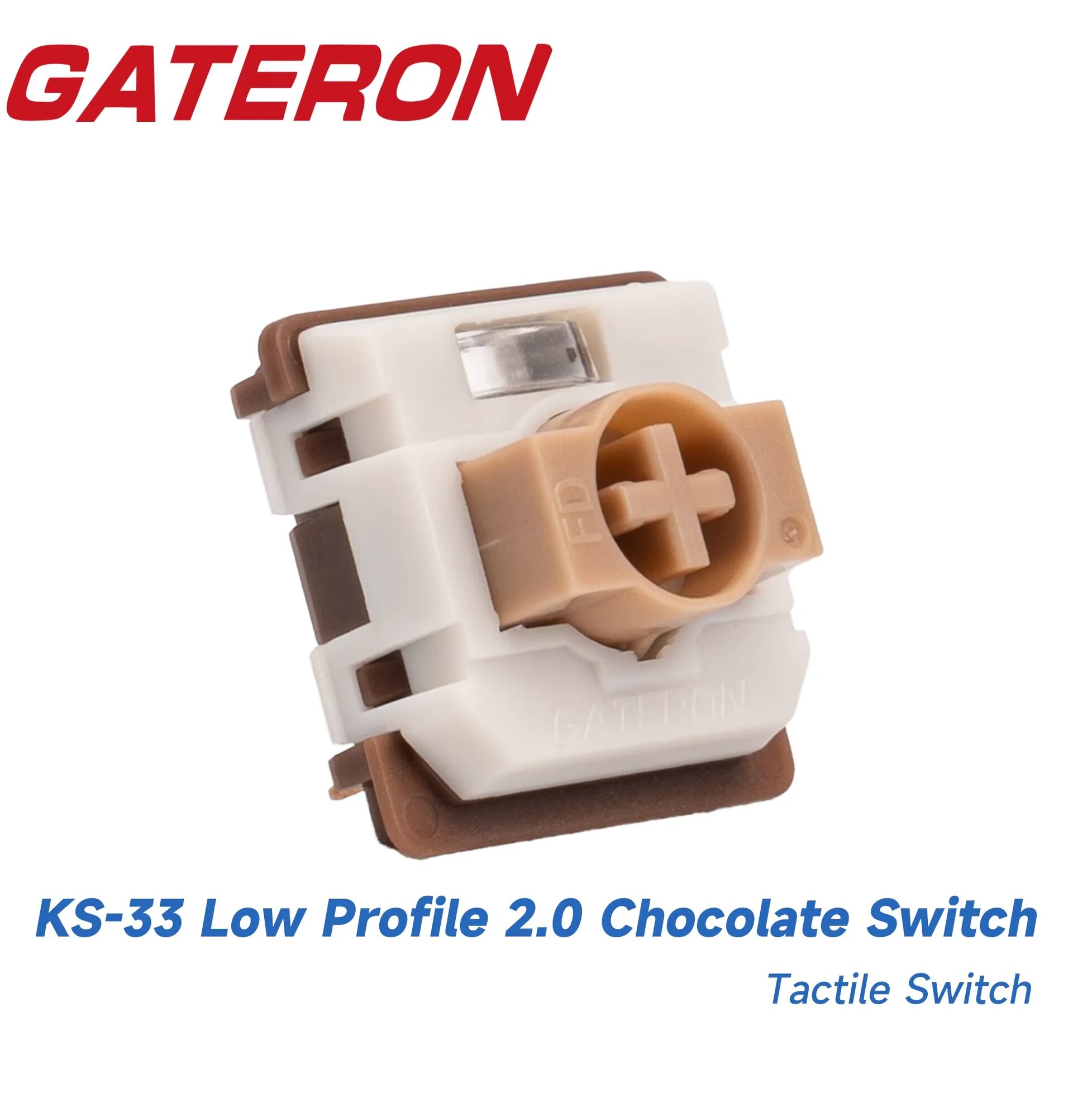 GATERON KS-33 Low Profile 2.0 Chocolate, 90 шт.