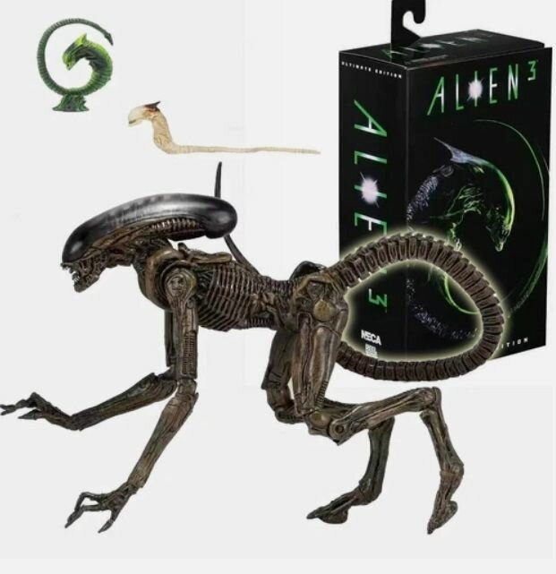 Коллекционная фигурка NECA с аксессуарами "Чужой-3". Ксеноморф (к/ф "Чужой-3") Ultimate edition Alien-3. Ориг. Издание