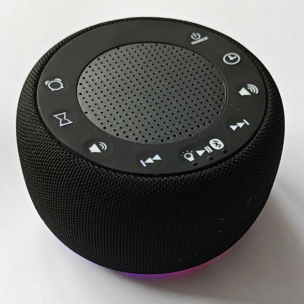 Устройство для сна с белым шумом, винтажная колонка с Bluetooth-подключением, часы с розовым шумом, мини-колонка с USB-зарядкой.