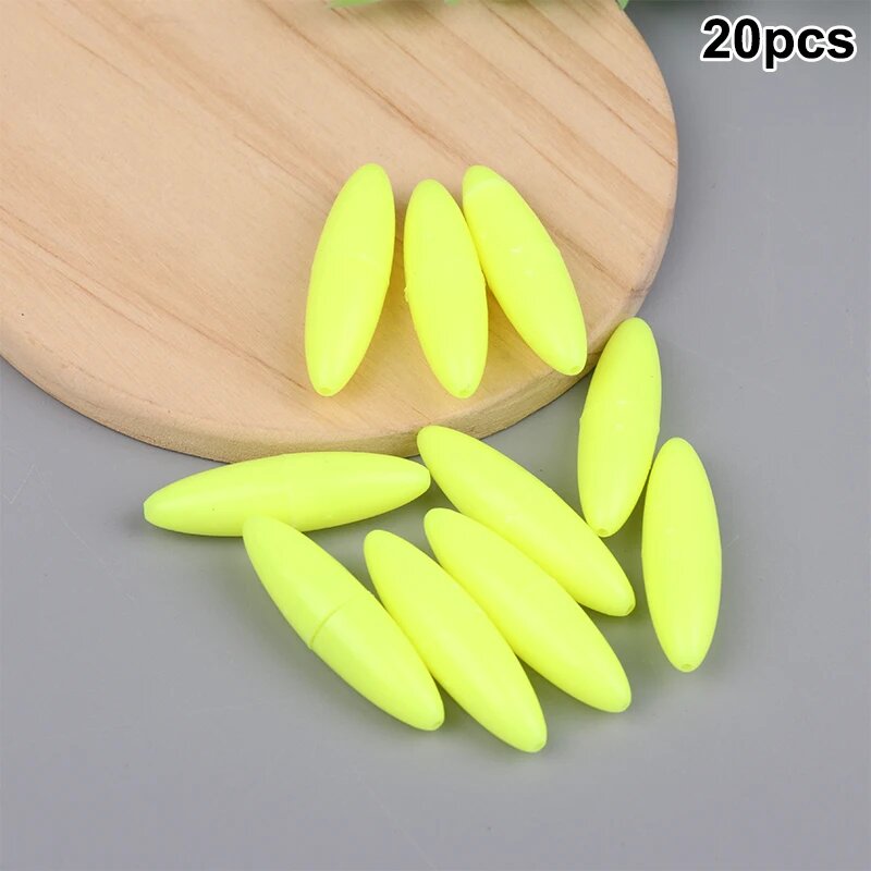 Карповые рыболовные крючки с плавучей трубкой Hair Rig из стали 20/50 шт. 20pcs 9x35mm Yellow