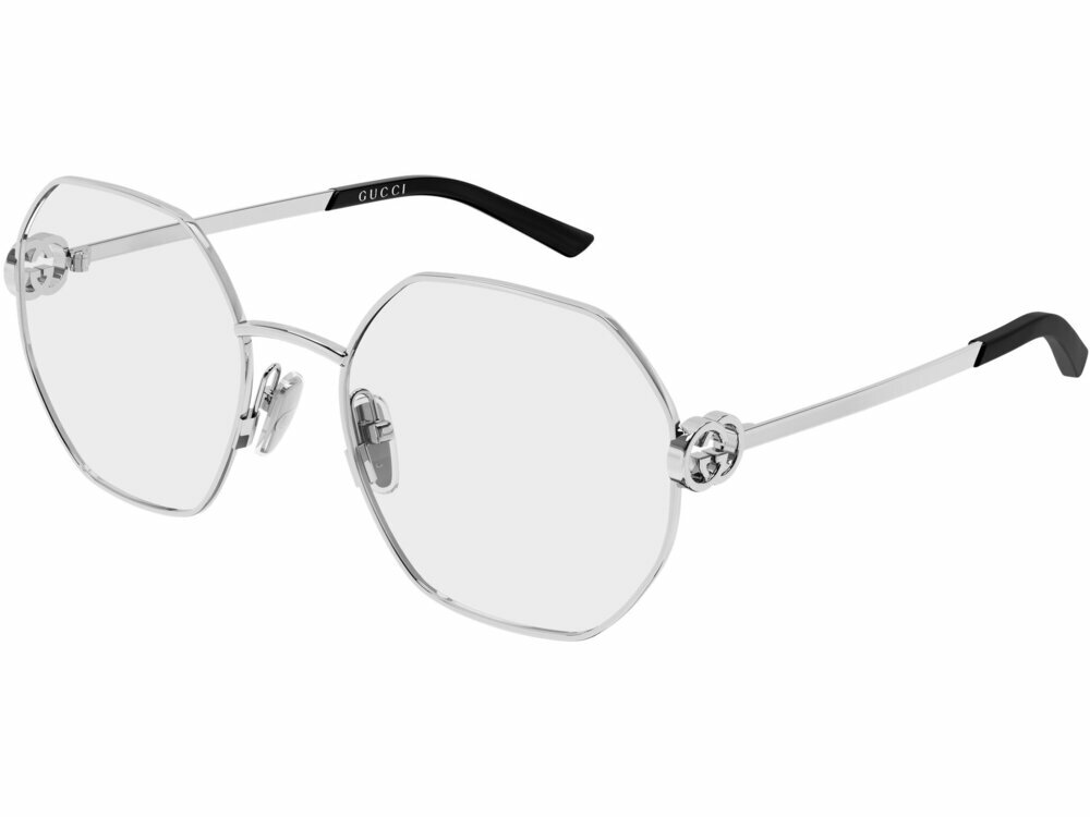 Оправа Gucci GG2048O 003, тип оправы ободковая, материал оправы металл, пол женские, форма оправы многоугольная