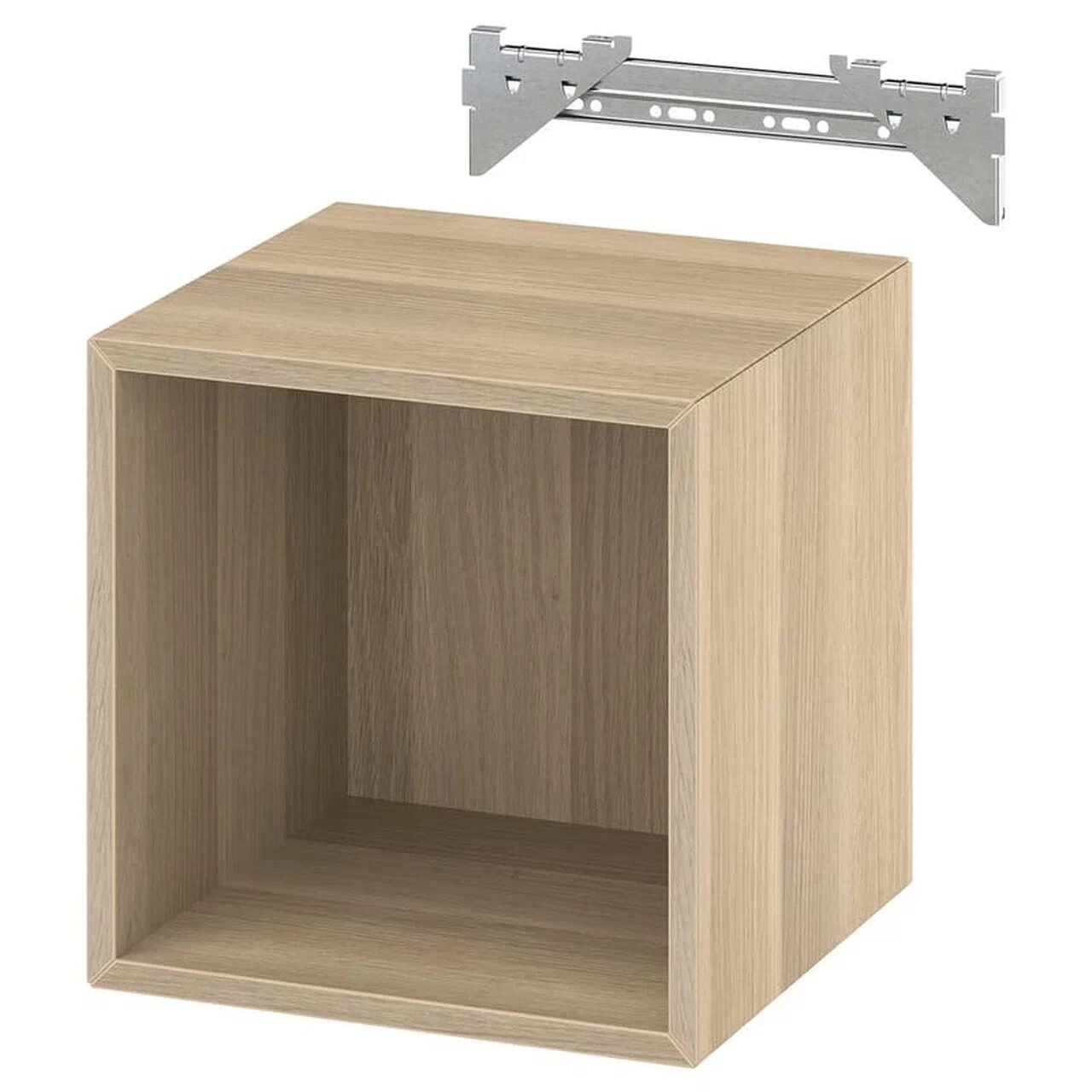 Навесной шкаф IKEA EKET, имитация дуба выбеленного морилкой, 35x35x35 см 392.862.66