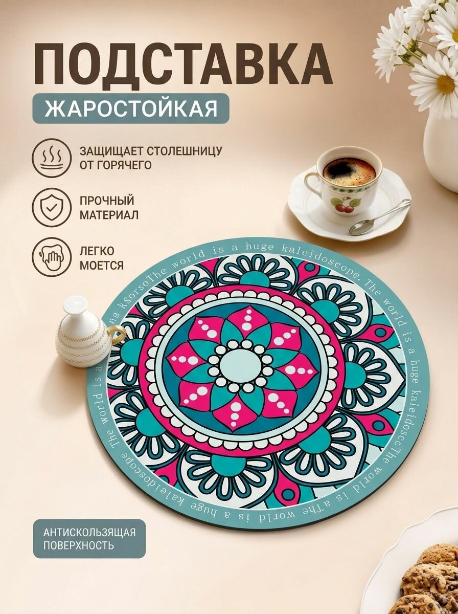 Коврик для сушки посуды, 20 см х 20 см , 1 шт