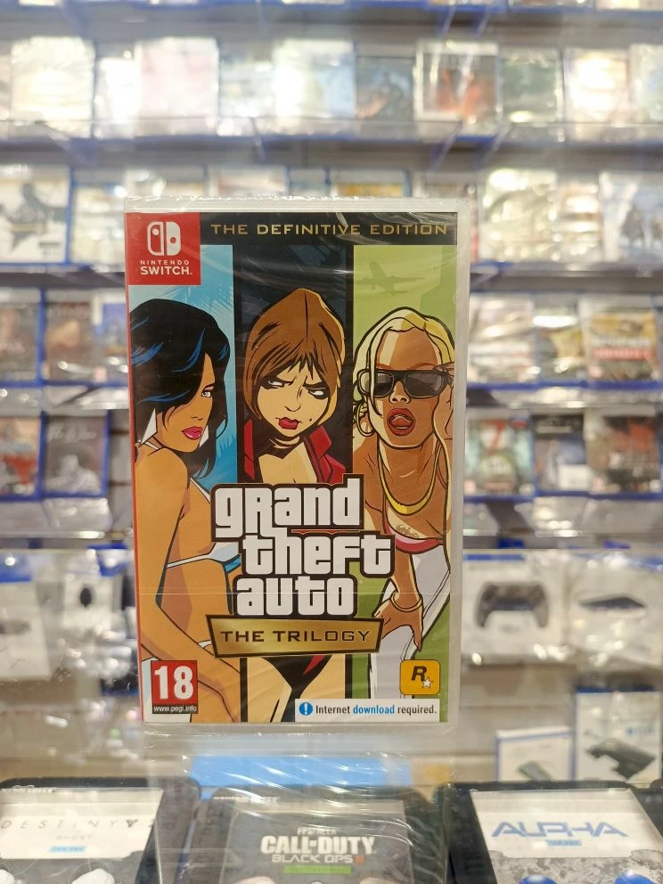 GTA: The Trilogy. The Definitive Edition [Nintendo Switch, русские субтитры](SPC)