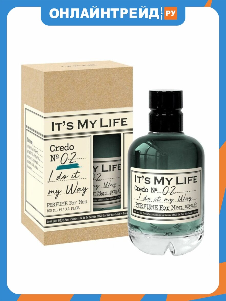 Мужские духи Art Parfum It's My Life Credo 02, 100 мл
