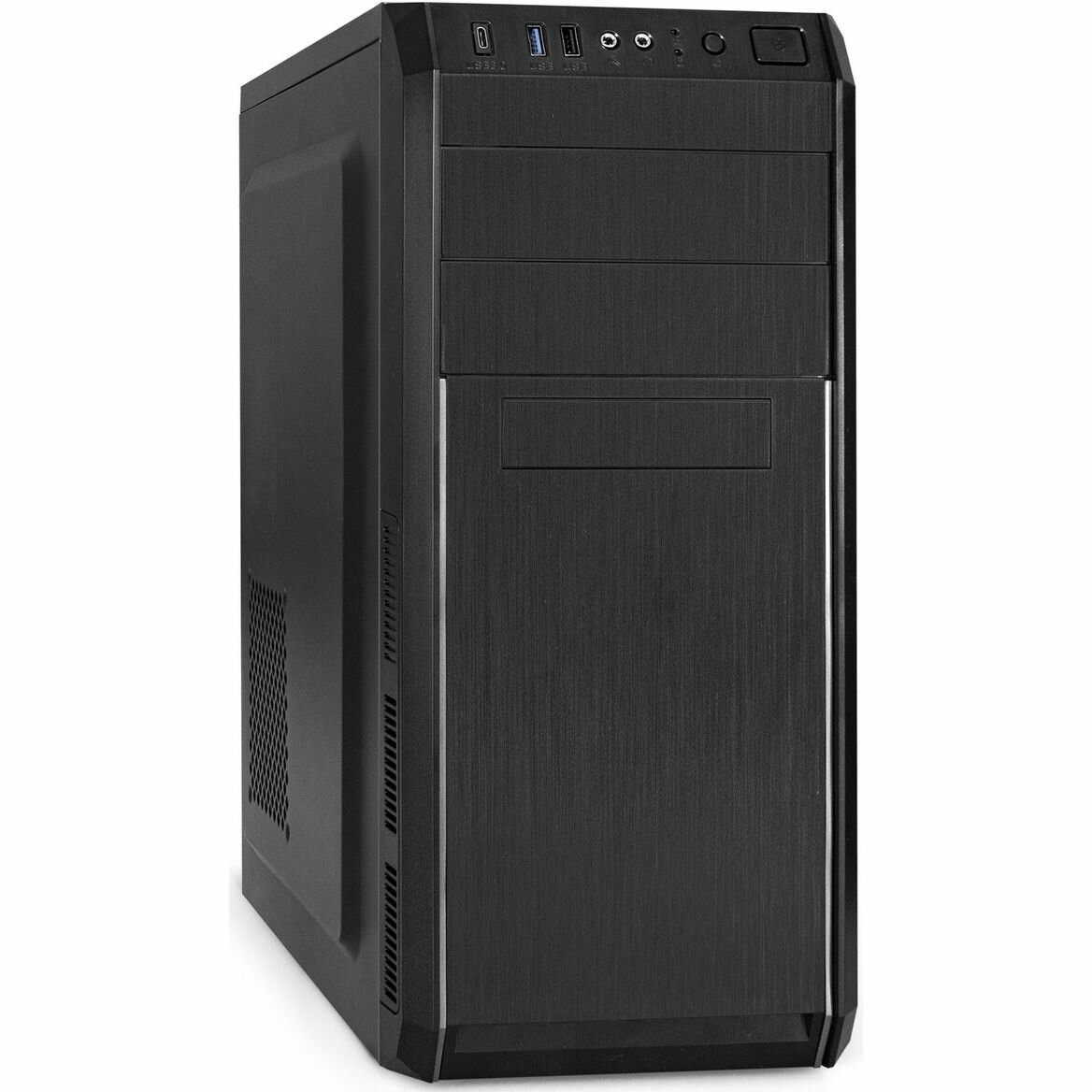 Корпус компьютерный Exegate 299366 Midi Tower чёрный