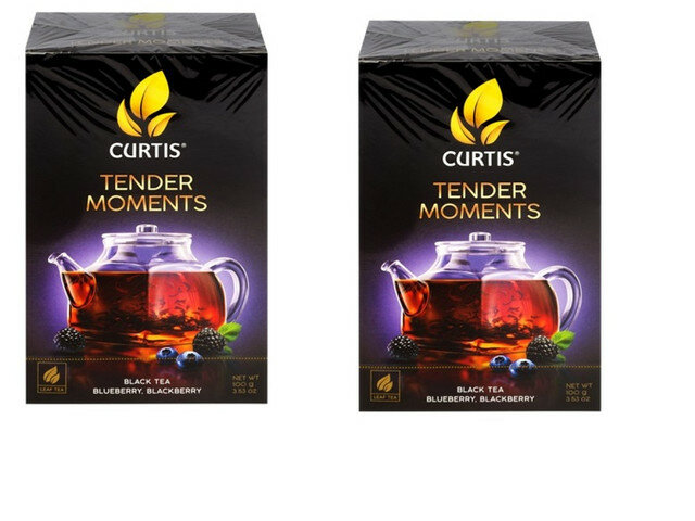 Curtis Чай черный CURTIS Tender Moments листовой, 100г, 2шт